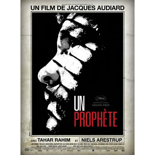 Плакат, постер на холсте Пророк (Un prophete, 2009г). Размер 21 х 30 см