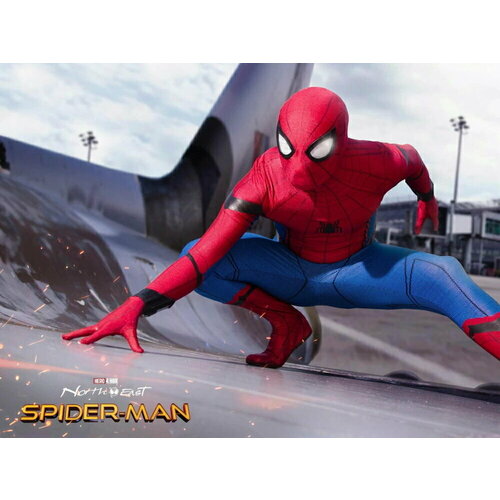 Плакат, постер на бумаге Spider Man/Человек Паук/комиксы/мультфильмы. Размер 30 х 42 см