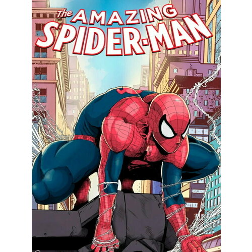 Плакат, постер на бумаге The Amazing Spider Man/Человек Паук/комиксы/мультфильмы. Размер 21 х 30 см