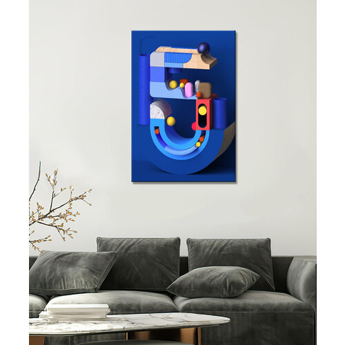 Картина/Картина на холсте для интерьера/Картина на стену/Картина для кухни/ - 3D иллюстрация (9) 50х70
