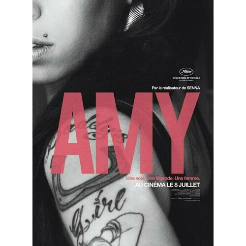 Плакат, постер на холсте Эми (Amy), Азиф Кападиа. Размер 60 х 84 см