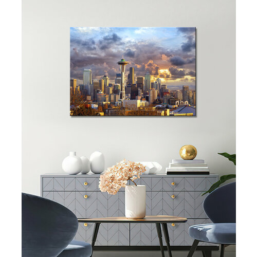 Интерьерная картина на холсте - Сиэтл 40х60