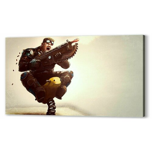 Плакат, постер на бумаге Gears Of War 3. Размер 21 х 30 см