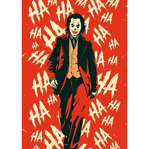 Плакат, постер на бумаге Джокер (Jokerr), Тодд Филлипс. Размер 42 х 60 см