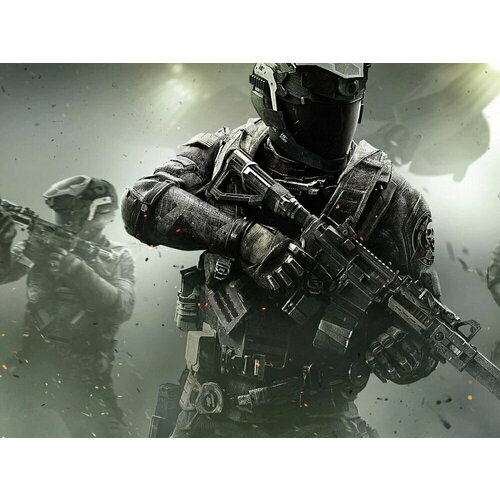 Плакат, постер на холсте Call Of Duty/игровые/игра/компьютерные герои персонажи. Размер 21 х 30 см