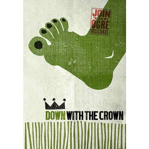 Плакат, постер на бумаге Shrek/Шрек/. Размер 21х30 см