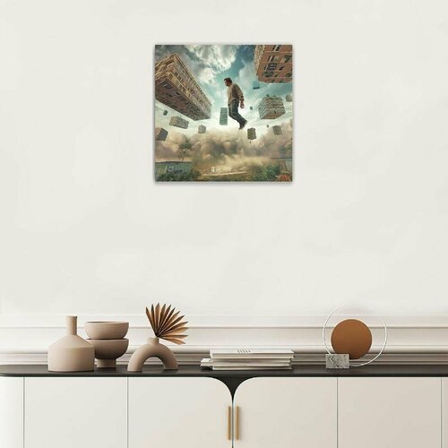 Картина на холсте 60x60 Альянс Лес "Арт, искусство" на подрамнике / интерьер/ декор