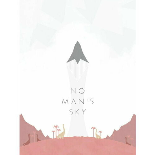 Плакат, постер на холсте No Man s Sky/игровые/игра/компьютерные герои персонажи. Размер 21 х 30 см