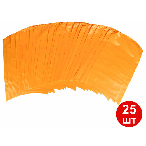 Пакет для созревания и хранения сыра термоусадочный 250х400 мм, цвет жёлто-оранжевый, дно круглое, упаковка 25 шт.