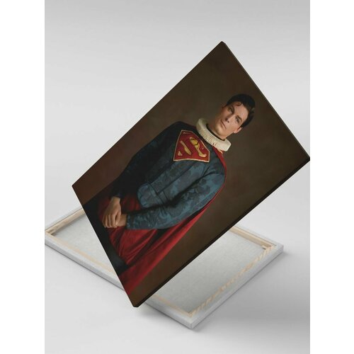 Картина на холсте Каждому Своё "Superman/Супермен/DC" 30x40