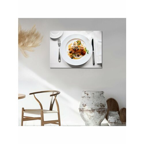 Картина на холсте с подрамником Мясное блюдо 2 60х80