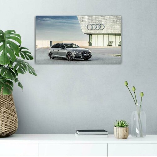 Картина на холсте 60x110 Альянс Лес "Автомобили audi" на подрамнике / интерьер/ декор