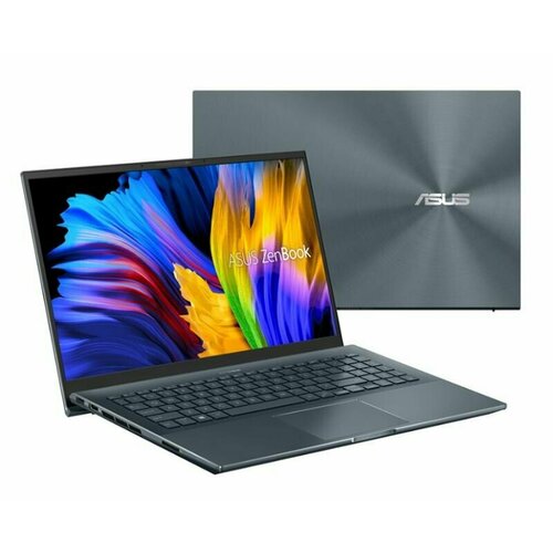 Ноутбук Asus ZenBook Pro 15 UM535QA-KS241 (90NB0UK1-M00BN0) Pine Grey AMD Ryzen 7-5800H/16G/1Tb SSD/15,6" FHD IPS Touch/AMD Radeon Graphics/WiFi/BT/NoOS