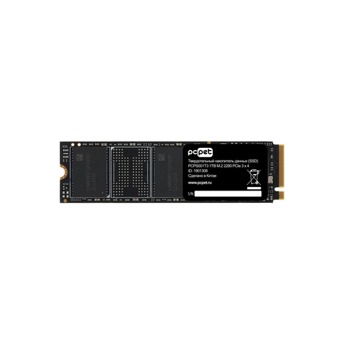 Твердотельный накопитель SSD Pc Pet PCI-E 3.0 x4 1Tb M.2 2280 OEM