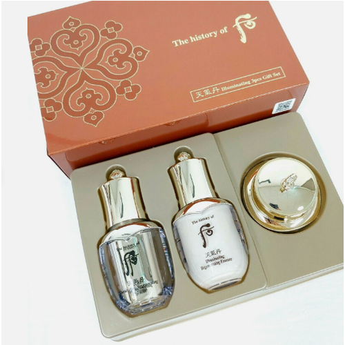 Набор миниатюр антивозрастной для сияния кожи THE HISTORY OF WHOO Cheongidаn Illuminating Gift 3 Set