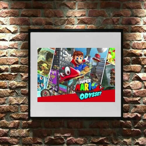 Постер "Super Mario Odyssey" Cool Eshe из коллекции "Любимые герои", А3