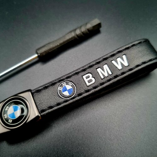 Брелок Брелок BMW, гладкая фактура, BMW, хаки, серый