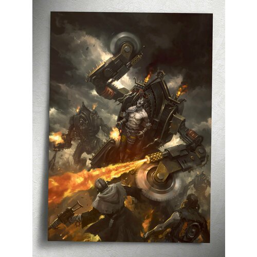 Постер: Машина Покаяния (Вархаммер 40000, Warhammer), на А4