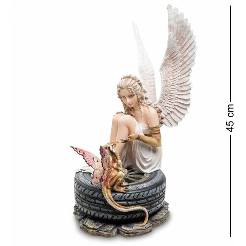 Статуэтка "Ангел на автошине с драконом" (Euro Artista) GA-85