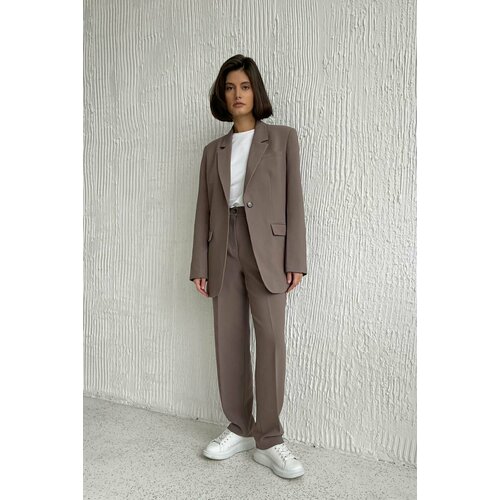 Пиджак EDGE, размер xs/s, коричневый