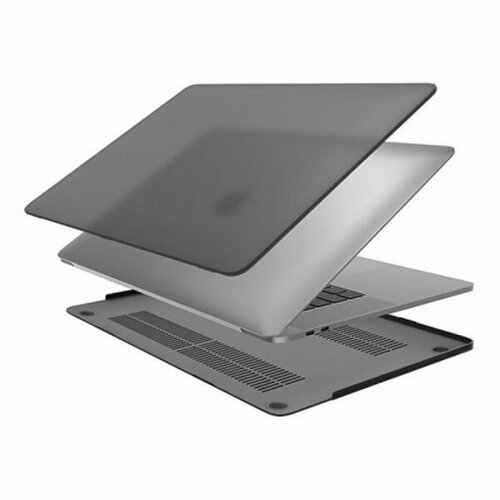 Накладка на MacBook Air 13.3 пластиковая глянцевая серая