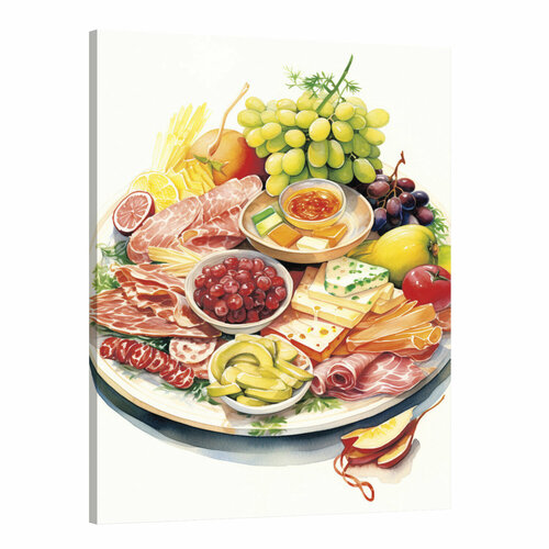 Интерьерная картина 50х70 "Закуска для гурманов"