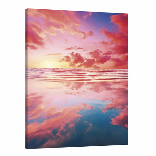 Интерьерная картина 50х70 "Отражение неба в море"