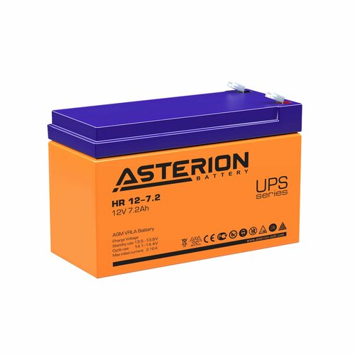Аккумулятор ASTERION HR 12-7.2 12 Вольт 7.2 Ампер