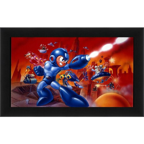 Плакат, постер на бумаге Mega Man 7. Размер 60х84 см