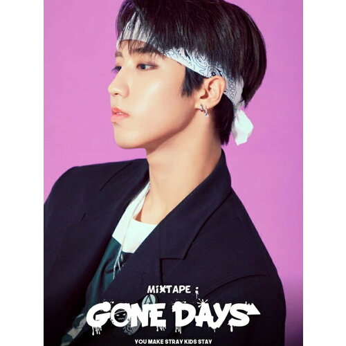 Плакат, постер на бумаге Stray Kids-Хан Джисон/музыкальные/поп исполнитель/артист/поп-звезда/группа. Размер 21 х 30 см