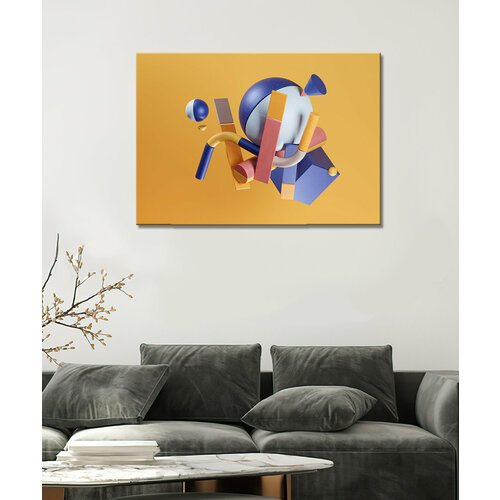 Картина/Картина на холсте для интерьера/Картина на стену/Картина для кухни/ - 3D иллюстрация (22) 60х80