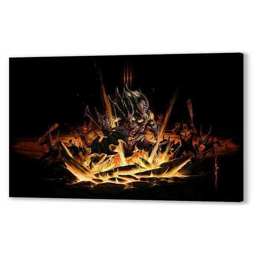 Плакат, постер на бумаге Diablo III. Размер 42 х 60 см