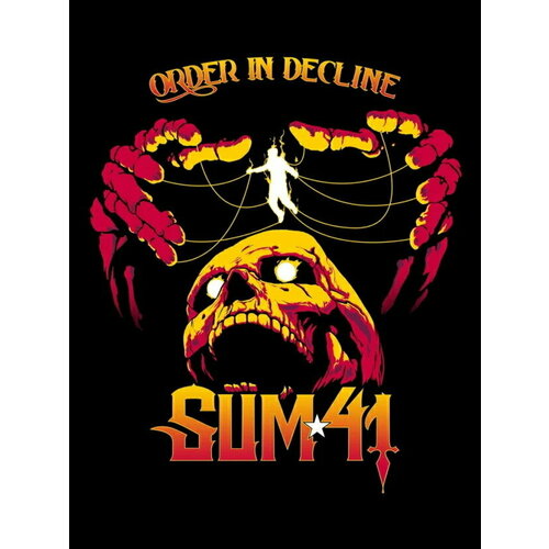 Плакат, постер на холсте Sum 41/музыкальные/поп исполнитель/артист/поп-звезда/группа. Размер 30 х 42 см