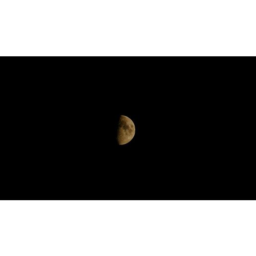 Картина на холсте 60x110 LinxOne "Небо Космос Ночь Астрономия Луна" интерьерная для дома / на стену / на кухню / с подрамником