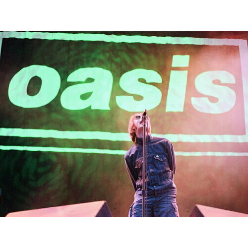 Плакат, постер на холсте Oasis/Оазис/музыкальные/поп исполнитель/артист/поп-звезда/группа. Размер 42 х 60 см