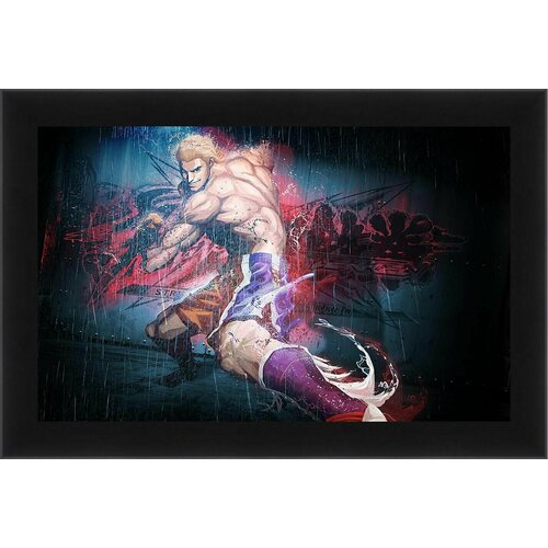 Плакат, постер на холсте Street Fighter X Tekken. Размер 30 х 42 см