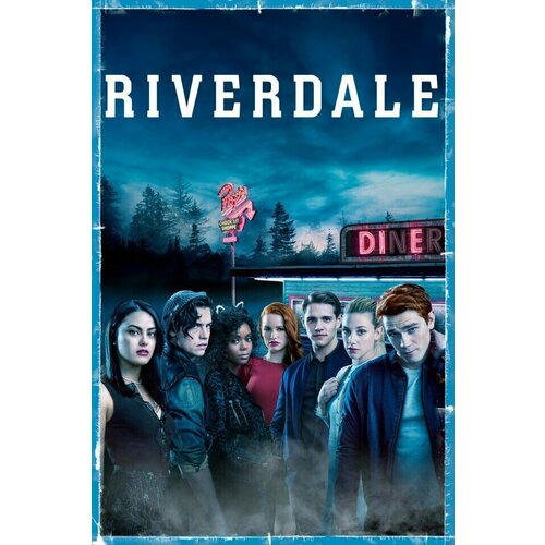 Плакат, постер на холсте Riverdale, Ривердейл. Размер 21 х 30 см