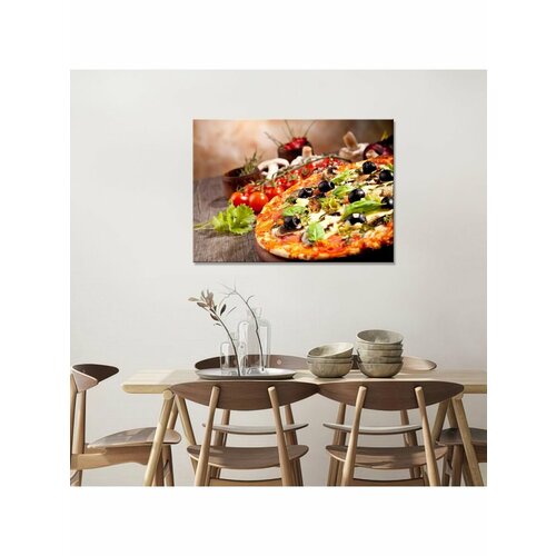 Картина на холсте с подрамником Итальянская пицца 1 60х80