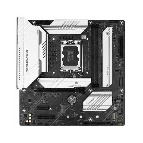 МП MAXSUN MS-Terminator B760M GKD5, батарея CR2032 не установл,2DDR5,1PCIe16,1PCIe4, 1PCIe1,3M2, 4SATA, 2USB3, 6USB2, DP, HDMI LAN2.5G