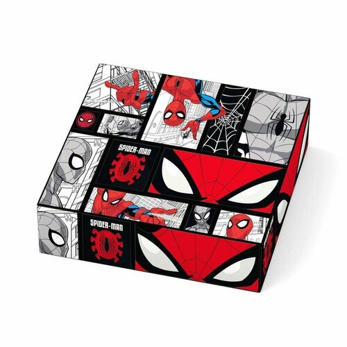 Коробка складная, 21 х 15 х 5 см "Супер-герой", Человек-паук, 2 штуки