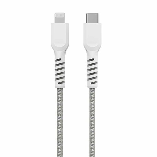 USB-кабель Lyambda, MFI, Type-C(m)/Lightning(m), 3A, 2,5м, белый, [LCLm25-WH]