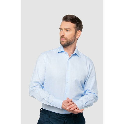 Рубашка KANZLER, размер 46, голубой
