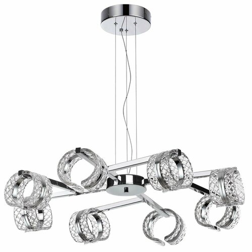 Подвесная люстра Odeon Light Mirage 5029/53L, LED, 53Вт, кол-во ламп:1шт, Хром