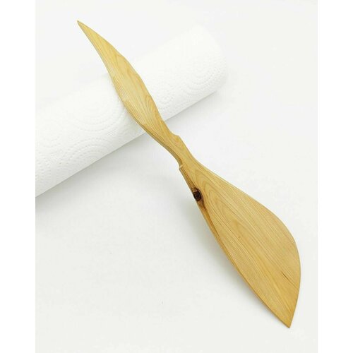 Деревянная острая лопатка для кухни 31*6, кулинарная лопатка для посуды, деревянная ложка для кухни