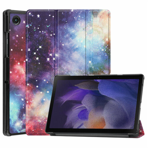 Чехол-обложка футляр MyPads для Samsung Galaxy Tab A8 10.5 2021 (X200N/X205/SM-X200) тонкий с магнитной застежкой с рисунком Звездное небо