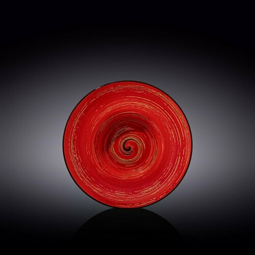 Тарелка глубокая Spiral Red 20 см. (800 мл). Wilmax
