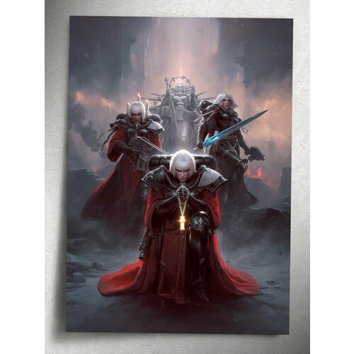 Постер: Сила Сестер Битвы (Вархаммер 40000, Warhammer), на А5