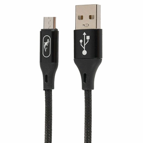 Дата-кабель USB универсальный MicroUSB SKYDOLPHIN S55V (черный)