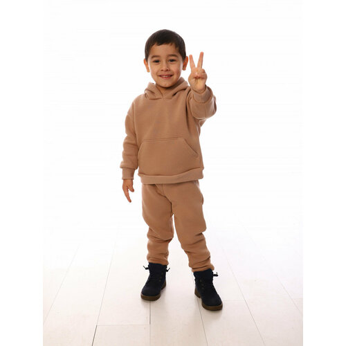 Комплект одежды Милаша, размер 92, коричневый