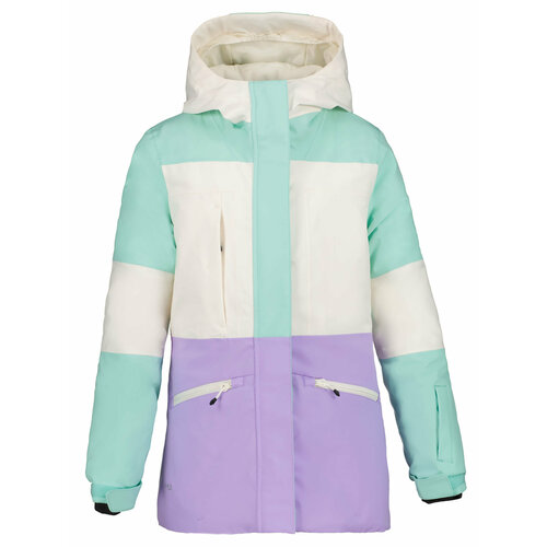 Куртка ICEPEAK Leoti Jr, размер 122, белый, зеленый
